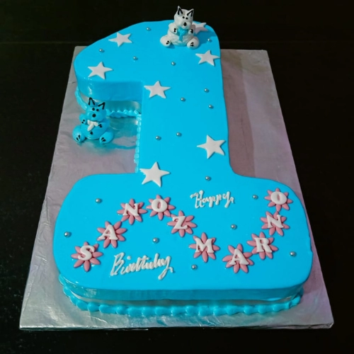 Buy Sweet and Simple: 1st Birthday Cake Ideas at Grace Bakery, Nagercoil